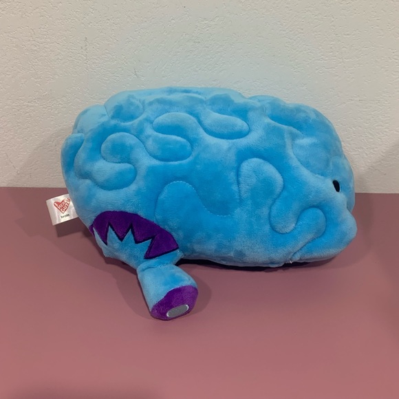 I Heart Guts | Accents | Brain Plush Human Body Brain Blue Body Parts ...
